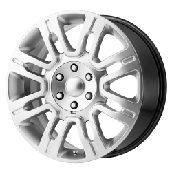 Performance Replicas PR167 20 x 8.5, 6x135, 42 lbs Hyper Silver Wheels ...