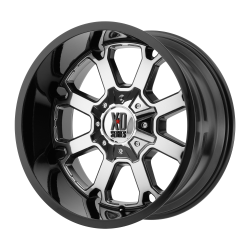 XD Series XD825 BUCK 25 20 x 10, 8x170, 42 lbs PVD Center Gloss Black ...