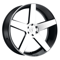 Status EMPIRE 24 x 9.5, , 51.48 lbs GLOSS BLACK W/ MACHINED FACE Wheels ...