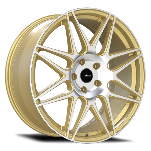 Advanti Racing 88G Classe 20 x 9, 5x4.5, 32.91 lbs Gold with Machined ...