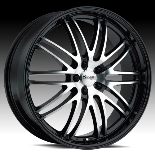 Advanti Racing 69MB Prodigo 20 x 9.5, 5x4.5, 32 lbs Machined Face with ...