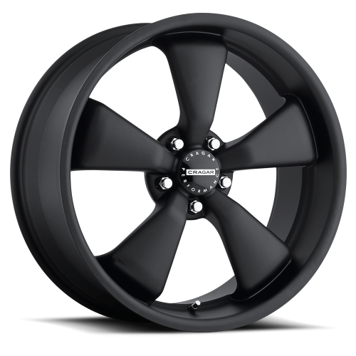 Cragar 617B Modern Muscle 18 x 8, 5x4.5, 25 lbs Zero Gloss Black Wheels ...