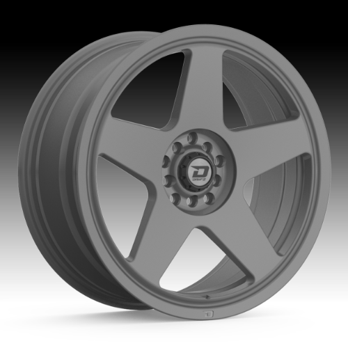 Drifz 312B Track Star 17 x 8, 5x100, 5x4.5, 25 lbs Matte Black Wheels ...