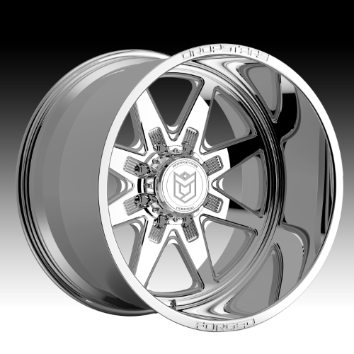 Dropstars F61P1 Forged 24 x 14, 8x6.5, 61 lbs Full Polished Wheels For ...