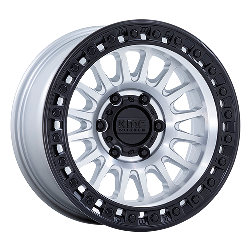 KMC KM552db IMS 20 x 9, 6x5.5, 45.45 lbs MACHINED W/ BLACK LIP Wheels ...